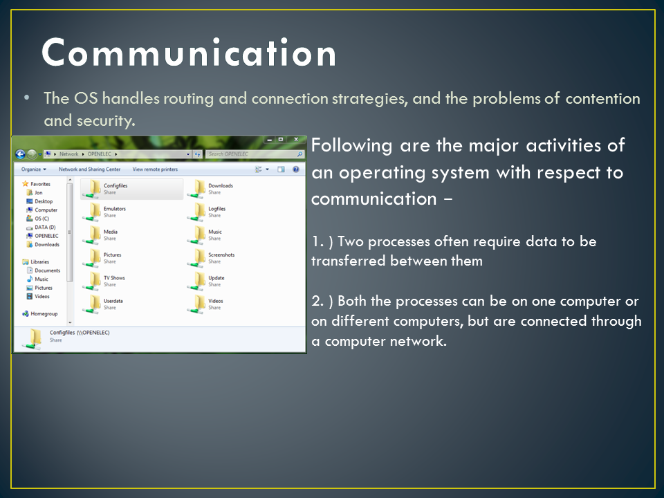 CS Basic Tutor : Activities for students: Operating System:Functions, Services & Installation