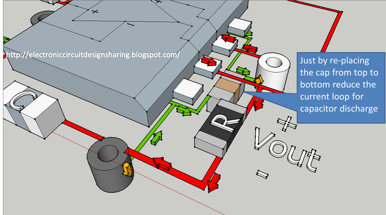 Electronic Circuit Design Sharing 3d Visualization Of Better Decoupling Capacitor Placement