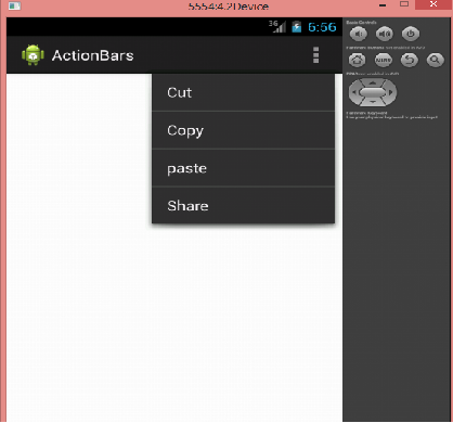 My Learnings: Andoroid Action Bar Menu items