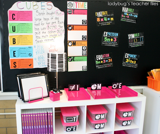 Organizing Our Classroom with Color - Ladybug's Teacher Files