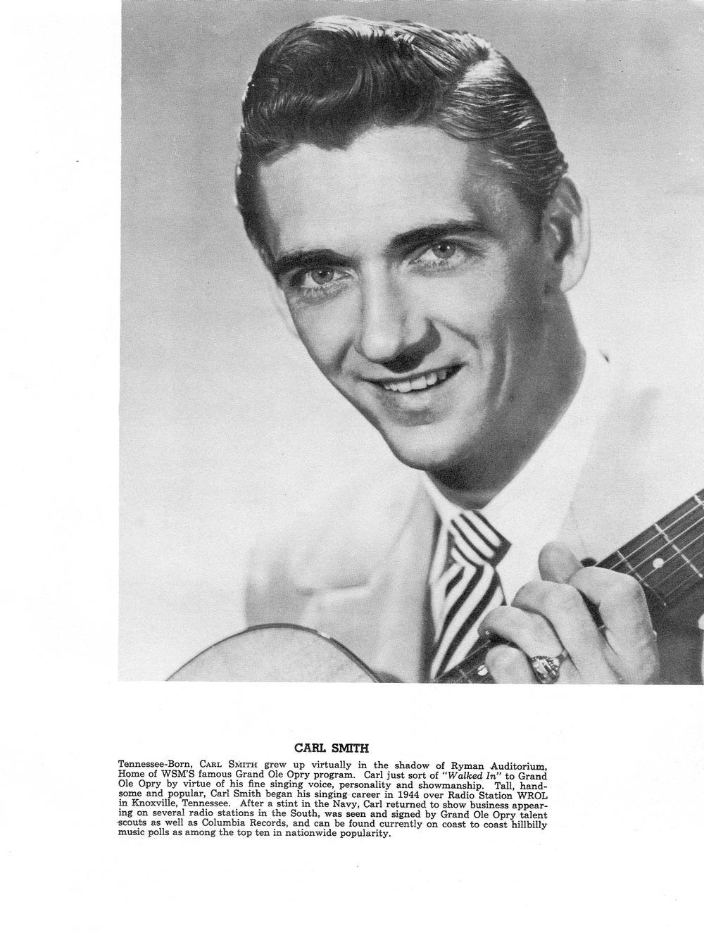Hairy Green Eyeball 3: Grand Ole Opry Souvenir Picture Program circa 1953
