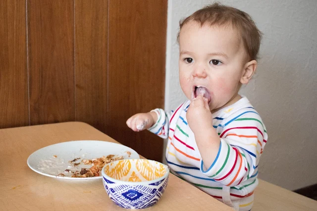 Using a Fork -- Montessori Young Toddler Week 19