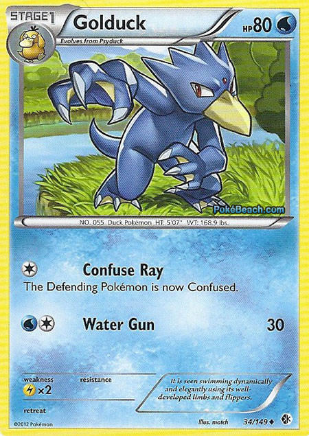 Golduck #34/143 -- Boundaries Crossed Pokemon Card Review ...