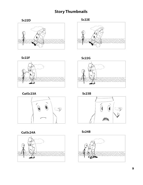 Jay's Storyboard Art: Sticky Situation Storyboard Originals