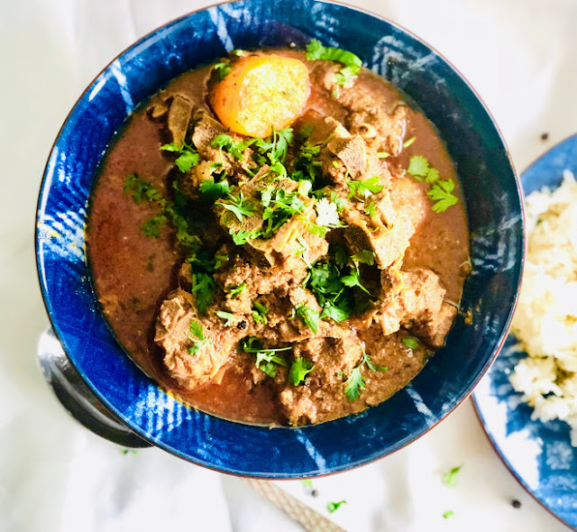 Mutton Rara ( Mutton pieces cooked in minced mutton gravy )