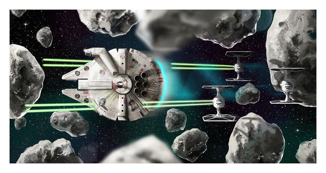 CINE - STAR WARS - HALCÓN MILENARIO