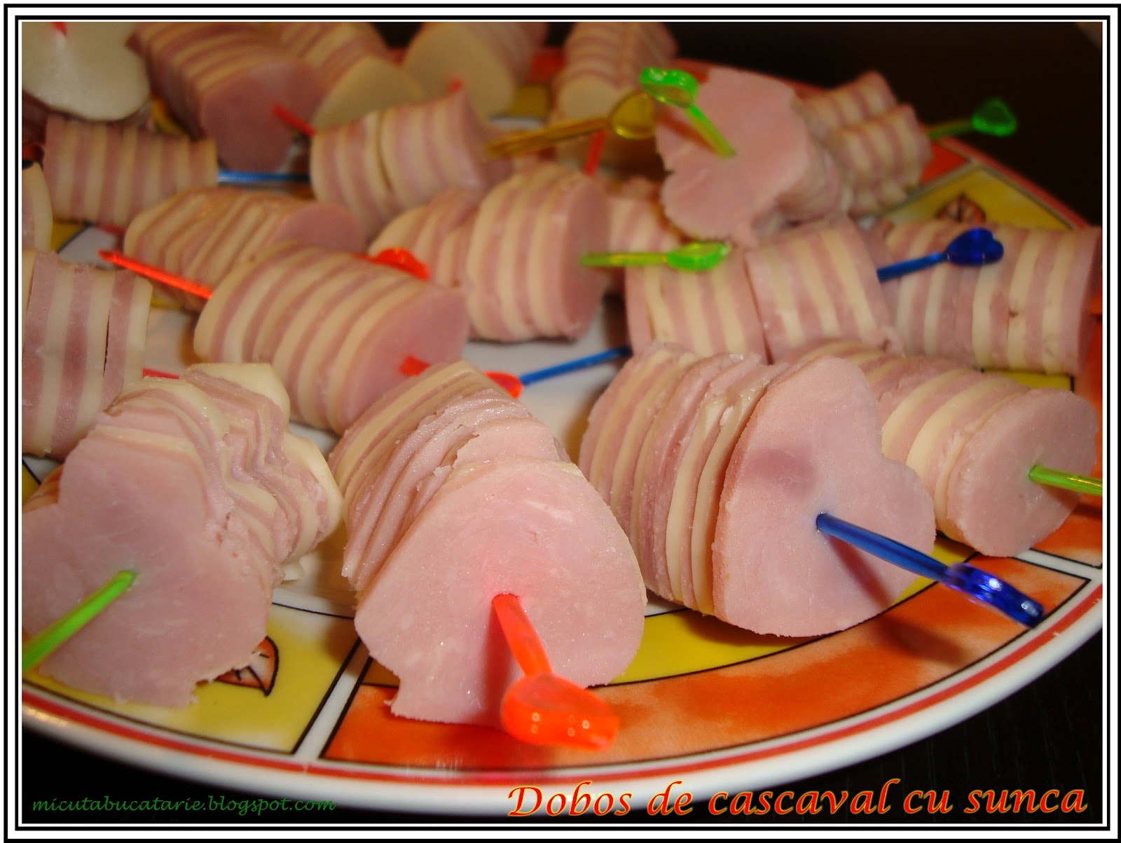 Micuta bucatarie a Ramonei: Dobos cu cascaval si sunca