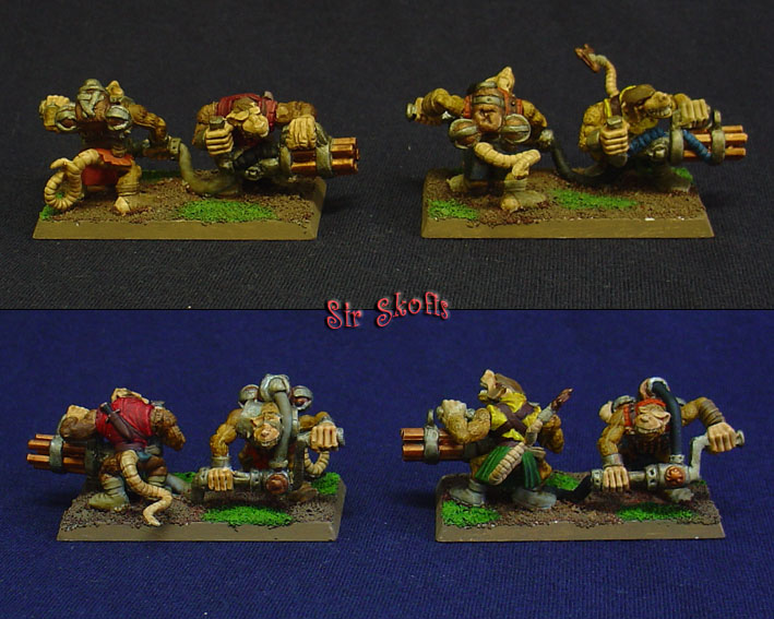 Sir Skofis's Workshop: Skaven custom made Ratling Guns (conversions)