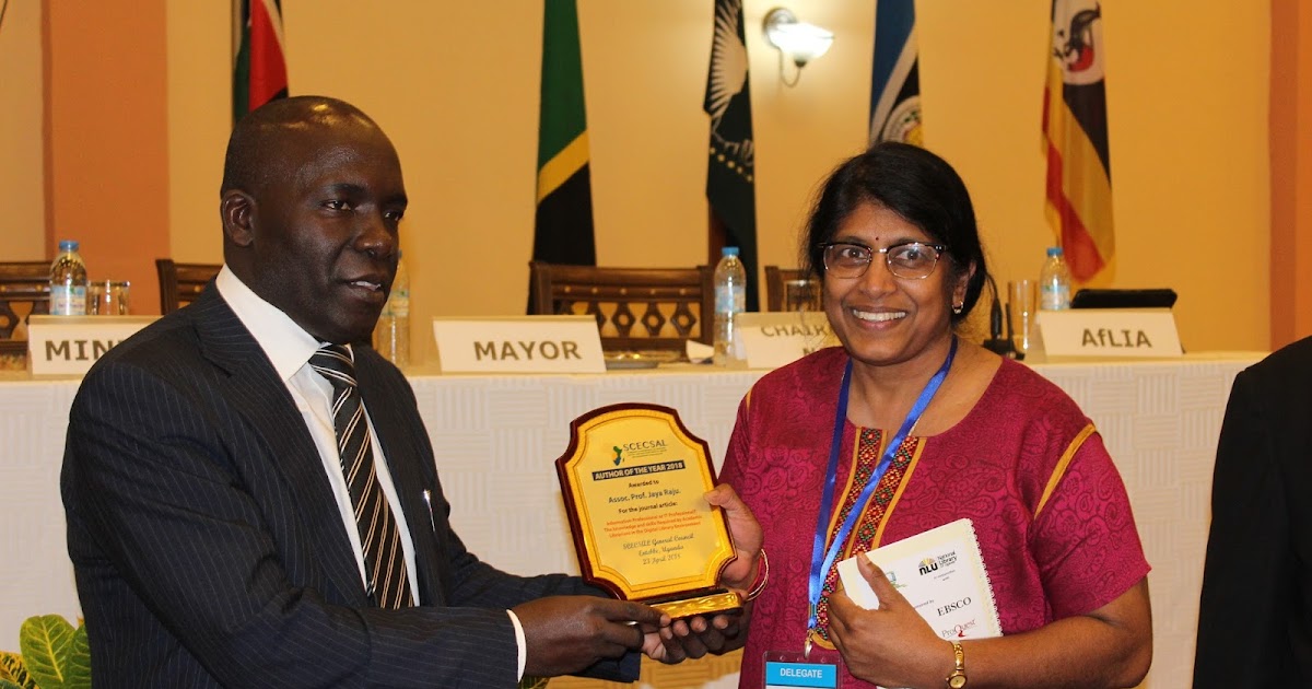 SCECSAL Forum: Jaya Raju and Maria Musoke awarded 2018 SCECSAL author ...