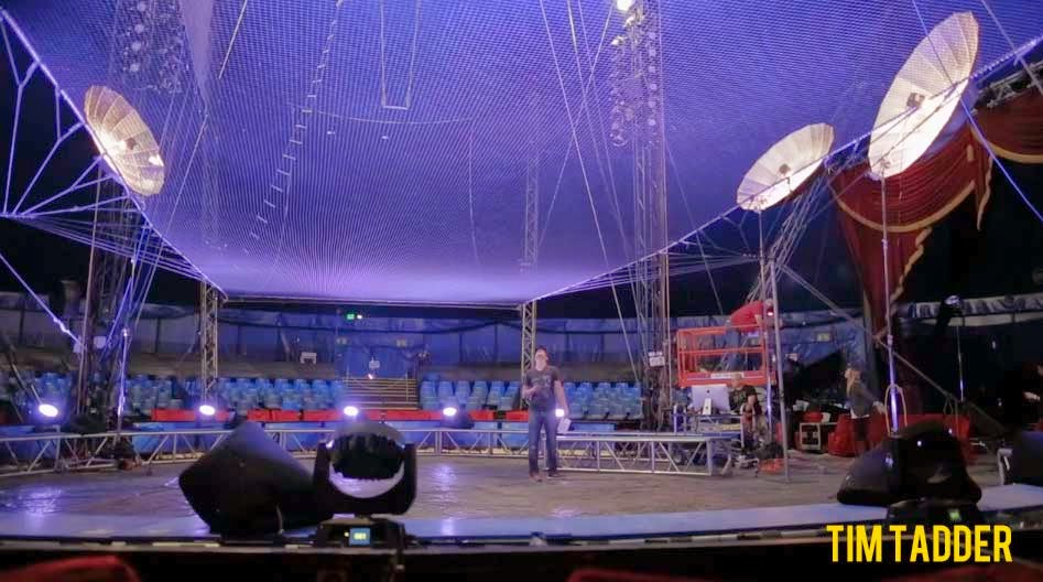 Advertising photographer Tim Tadder uses 15 lights to shoot trapeze ...