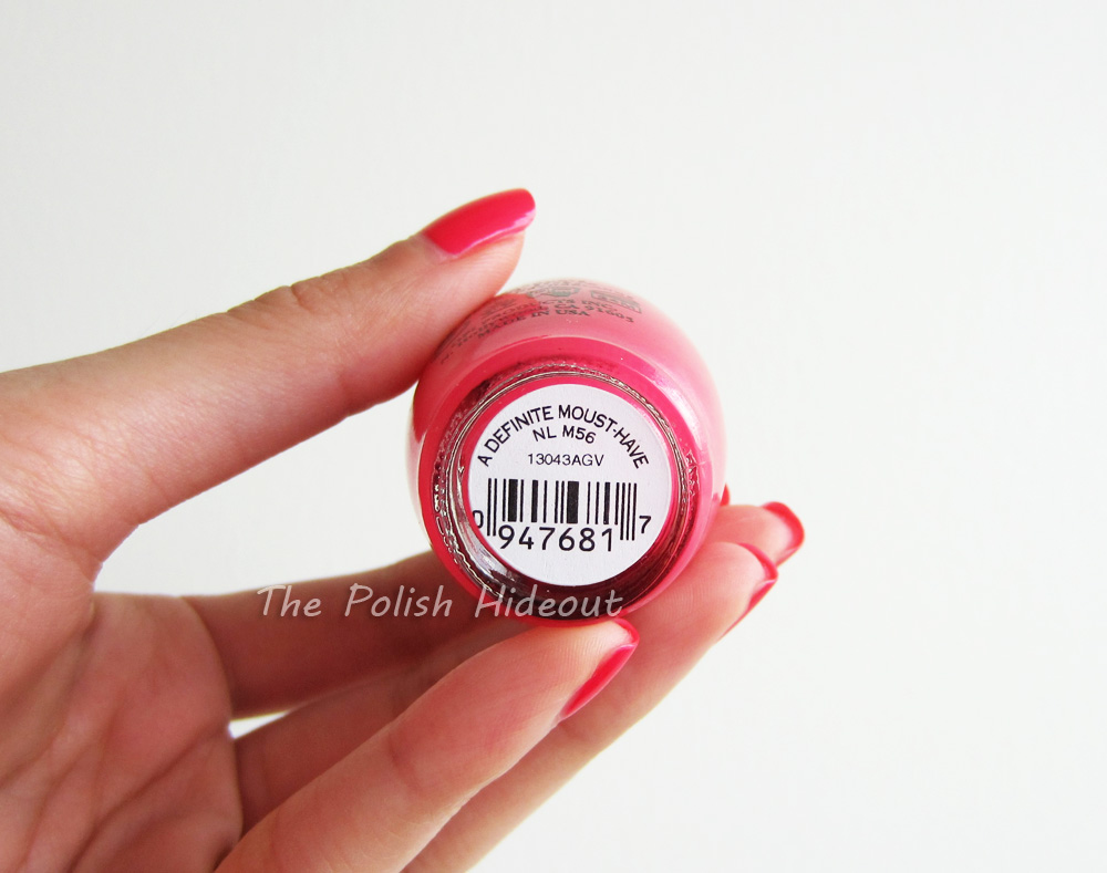 The Polish Hideout: OPI A Definite Moust-Have