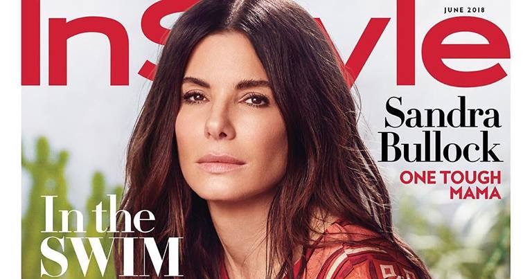 Sandra Bullock covers InStyle US June 2018