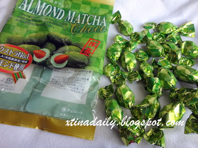 Matcha Treats: Nikko Almond Matcha Choco - celebraTINg exisTENce