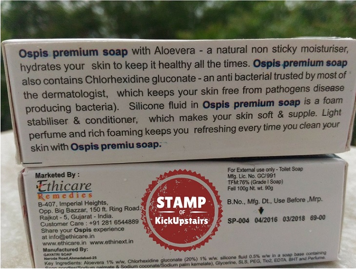 KickUpstairs : Ethicare Remedies : Ospis Soap Review