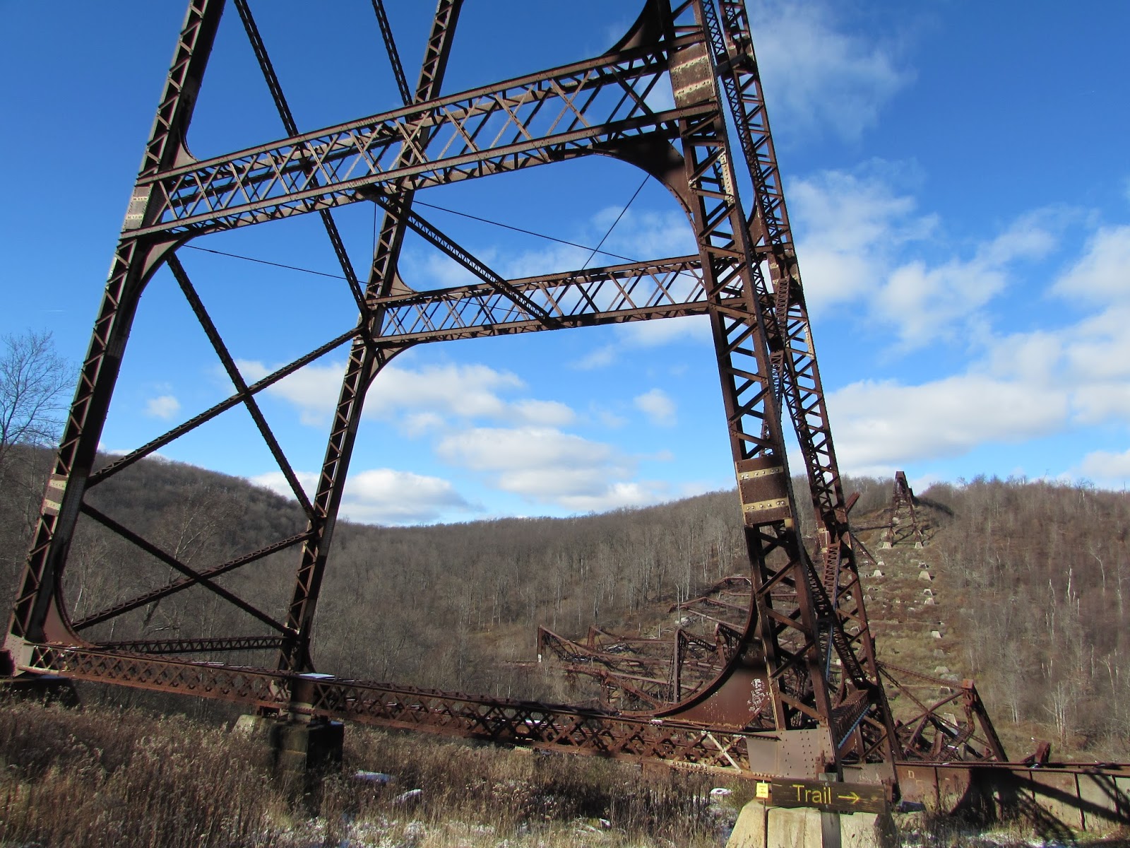 Kinzua Bridge State Park with a Touch of Winter | Interesting ...