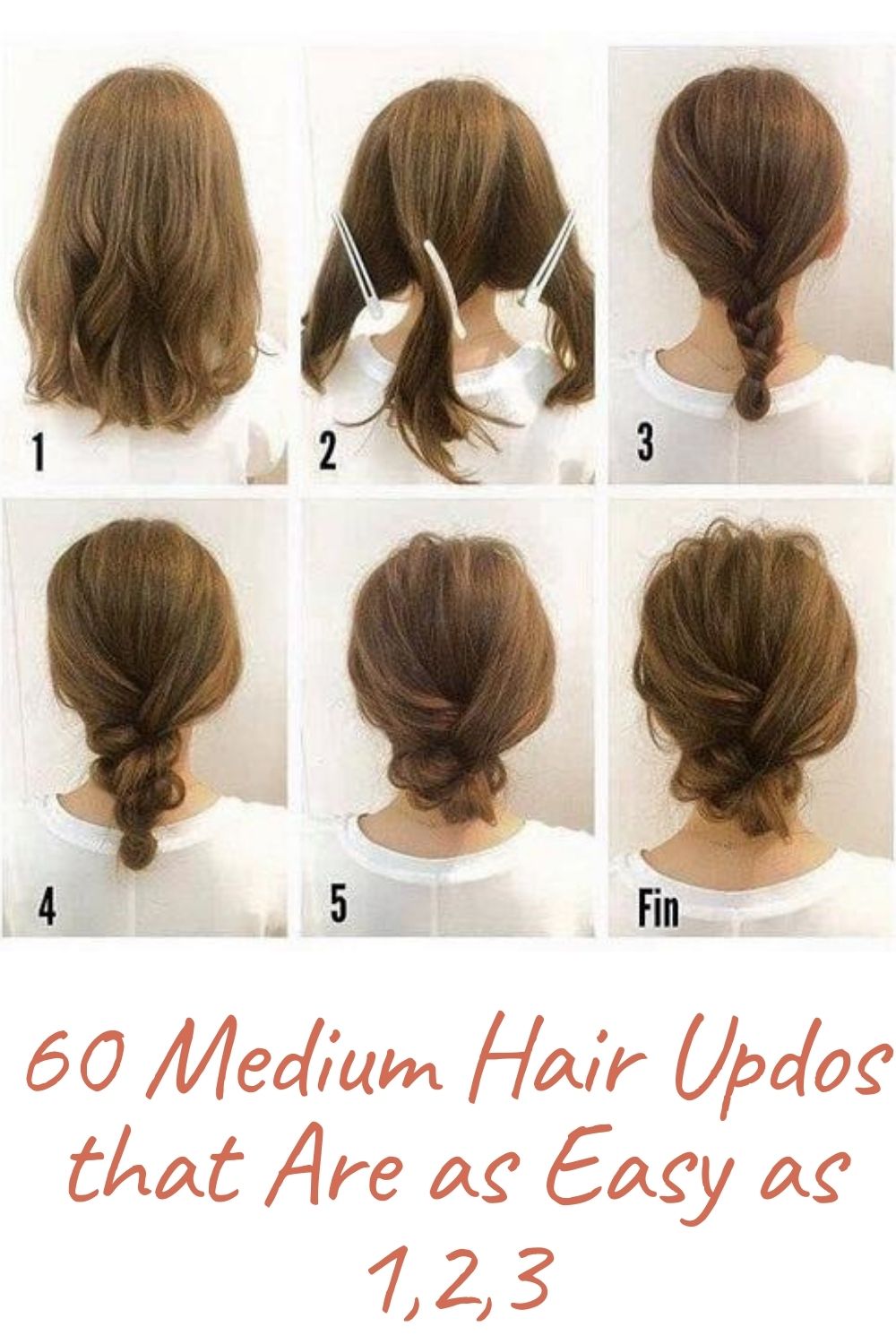 60 Medium Hair Updos that Are as Easy as 1,2,3