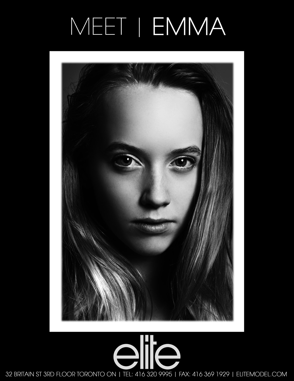 ELITE MODEL MANAGEMENT TORONTO : MEET EMMA!