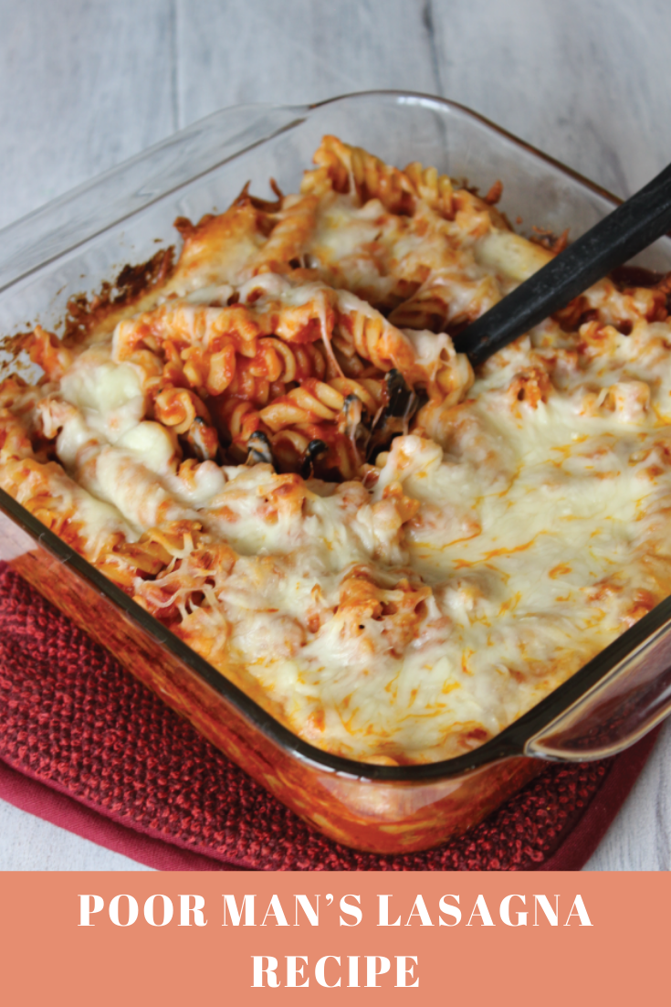 POOR MAN’S LASAGNA RECIPE