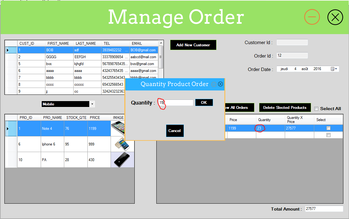 C# Inventory Management System Source Code