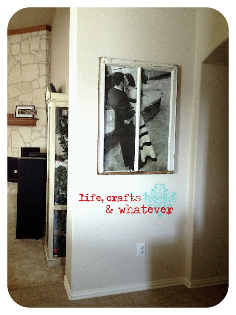 Life Crafts & Whatever: $5 engineering print + $15 window frame = a ...