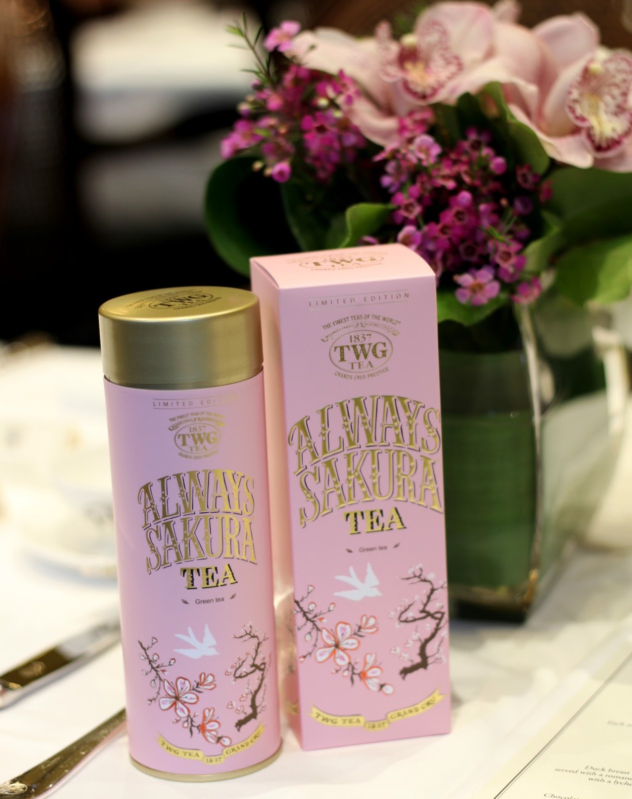 TWG Tasting Menu - Sakura — Raincouver Beauty