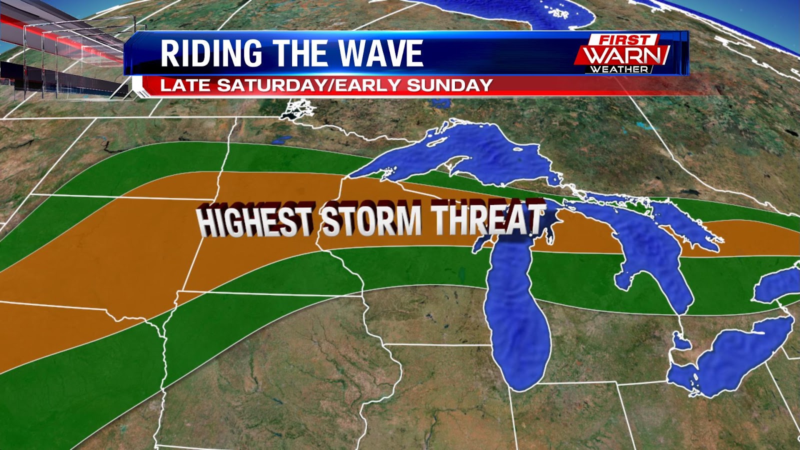 First Warn Weather Team: Subtle wave in jet stream may bring a shower ...