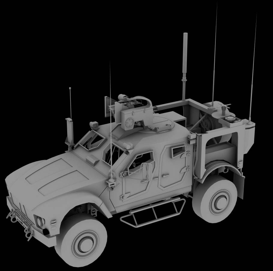 Arma 3 用 RHS: Escalation MOD で米軍用に M-ATV を作製中 | 弱者の日記^^ - Arma 3 MODとアドオン紹介