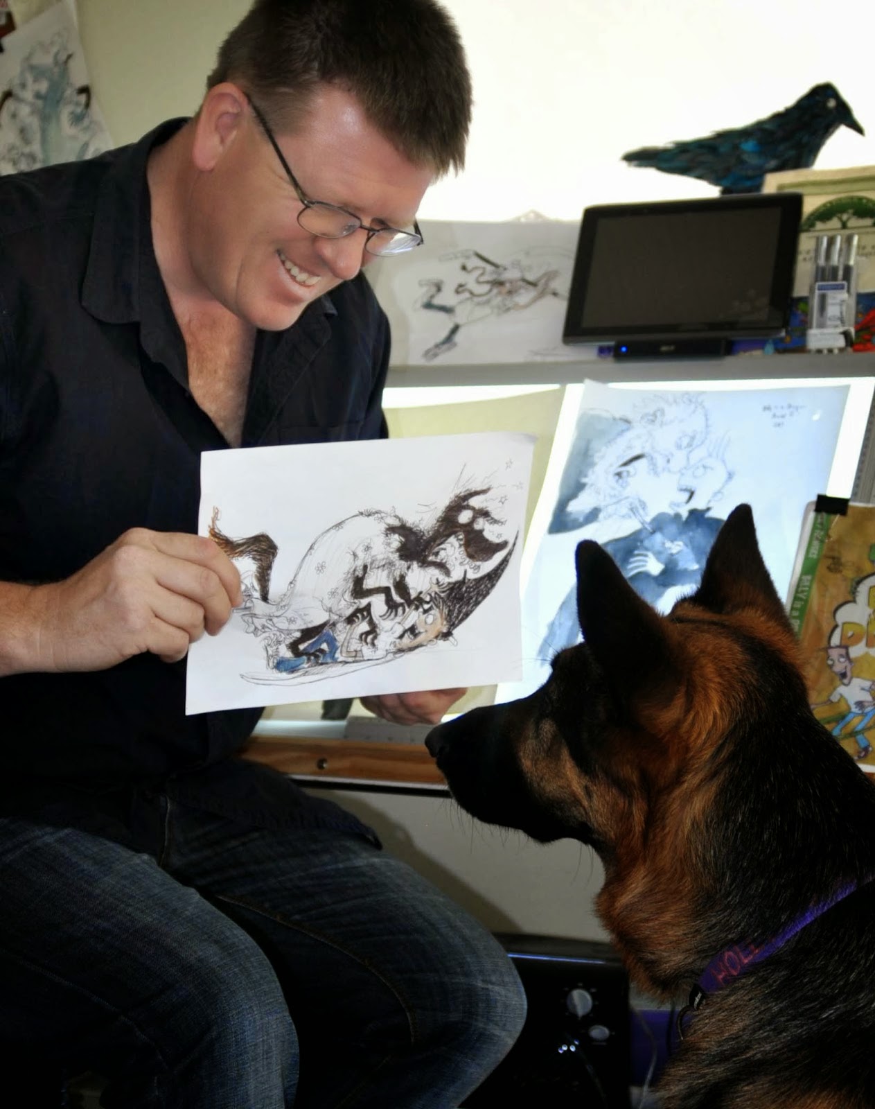 Kids' Book Review: 12 Curly Questions with illustrator Tony Flowers