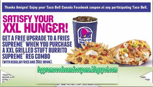 Free Promo Codes and Coupons 2023: Taco Bell Coupons