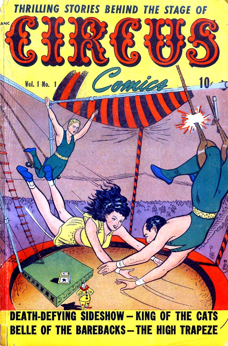 Circus Comics v2 #1 - Frank Frazetta art + 1st issue - Pencil Ink