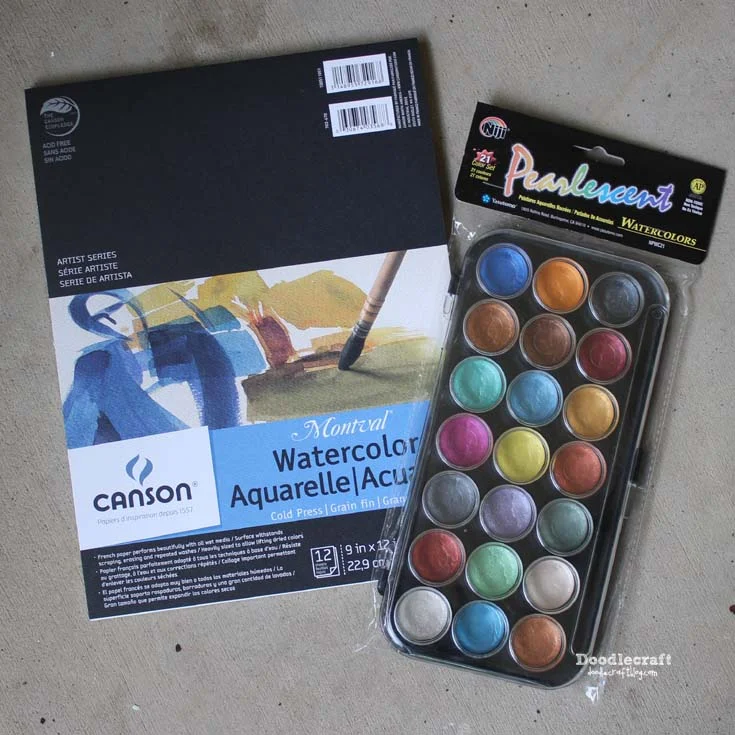 Watercolor Word Art with Frisket!