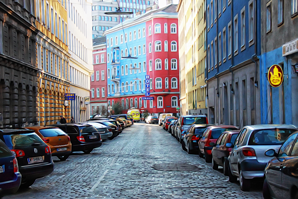 Ford Family Photos: A Viennese Side Street - Vienna, Austria