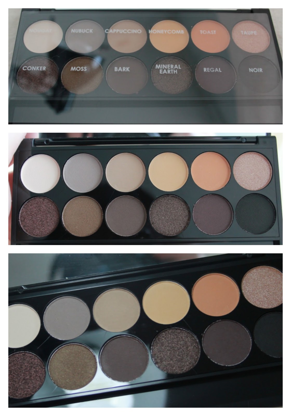 Sleek MakeUP Au Naturel Palette swatches - Love Leah