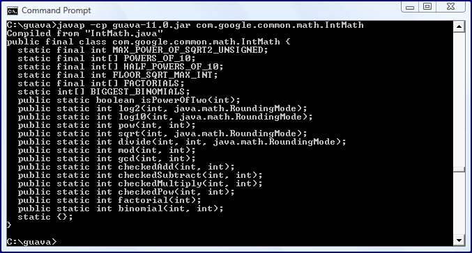 Inspired by Actual Events: Guava Release 11's IntMath