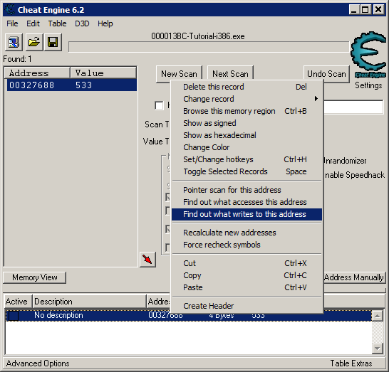Just Another Belog: [TUT] Cheat Engine Bab 4: Code Finder