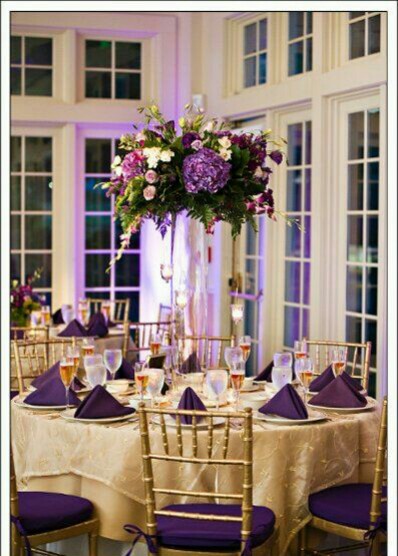 Royal-Queen Brain Party & Event: Purple and gold a unique theme for ...