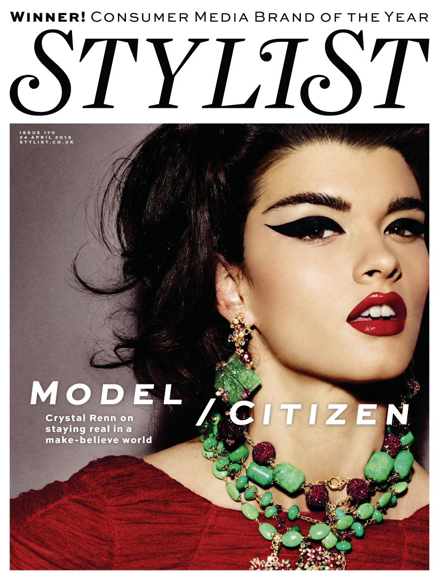 Crystal Renn in Stylist Magazine Issue #170 by Giampaolo Sgura