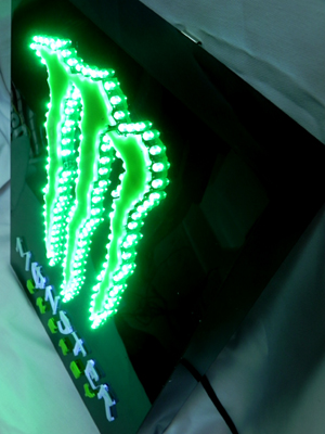 Wiki Neon Sign Blog: Monster Energy Drinks Neon LED Box Sign 17" x 13"