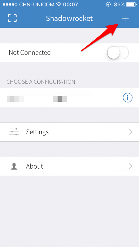 Freedom of Internet 自由互联网: iPhone/iPad 上如何使用Shadowrocket(小火箭) 设置 SS/SSR进行翻墙