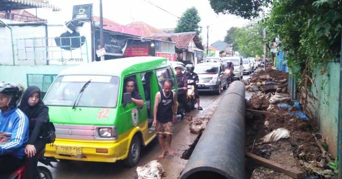 Galian Pipa Bikin Macet, Dirut PDAM Tirta Pakuan Jaya Minta Maaf ...