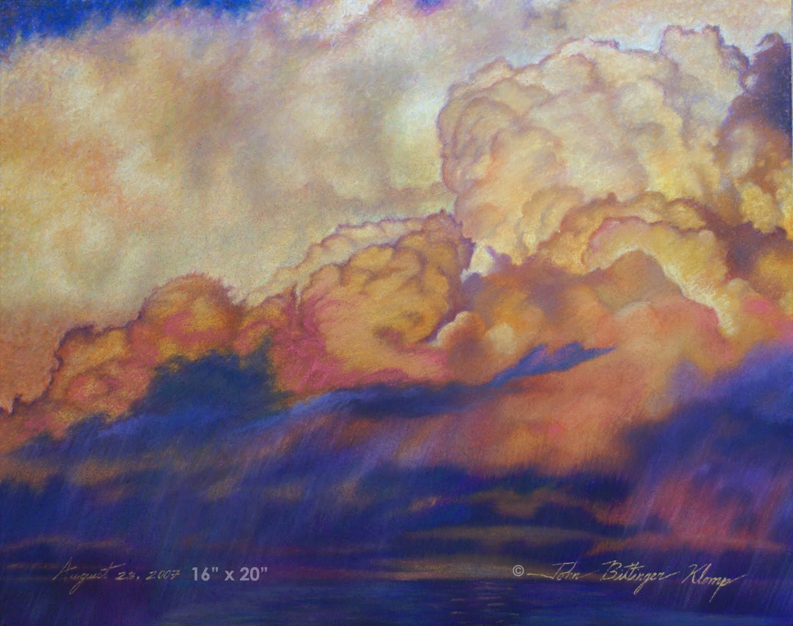 The Art of John Bittinger Klomp: Thunderstorm