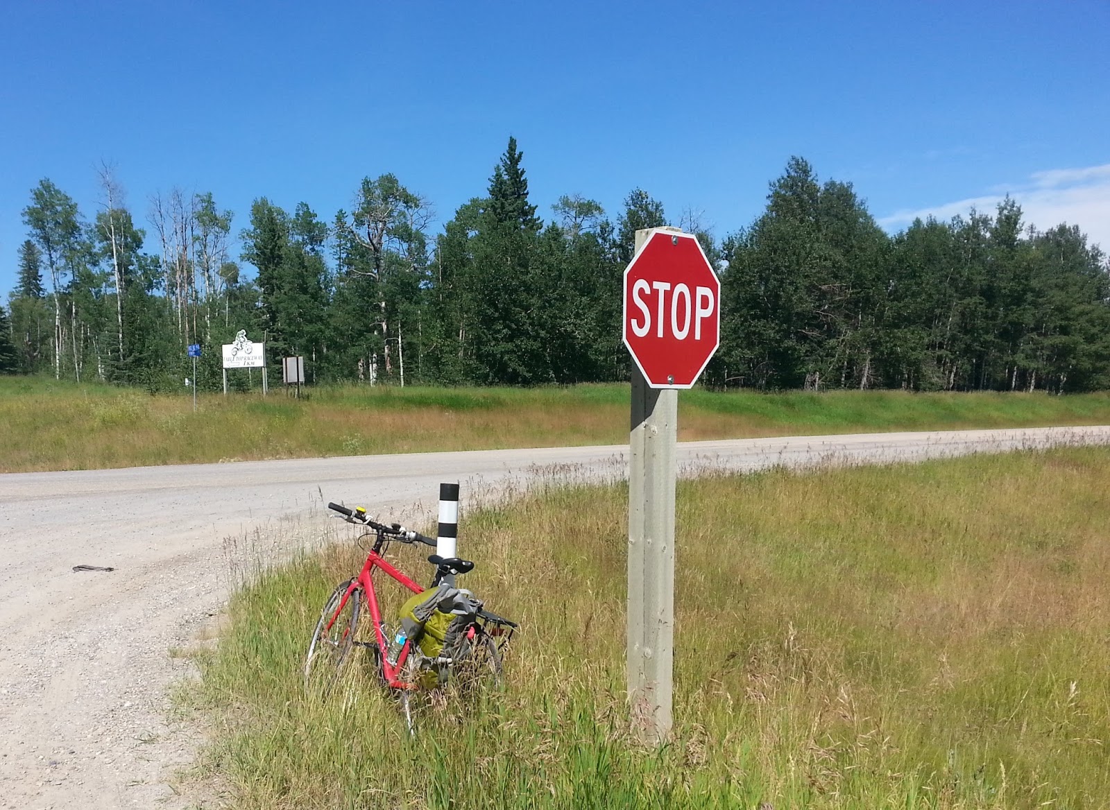 Cycle Adventures of an Edmontonian: Rocky Mountain House to Sunchild ...