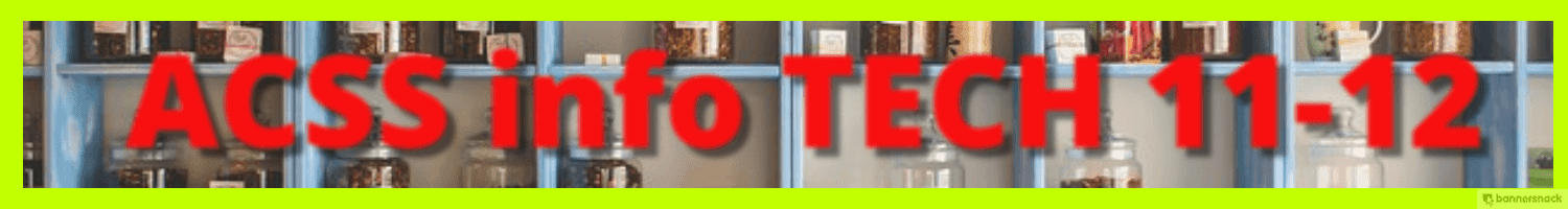 ACSS Infotech 11-12 Semester 2 2019