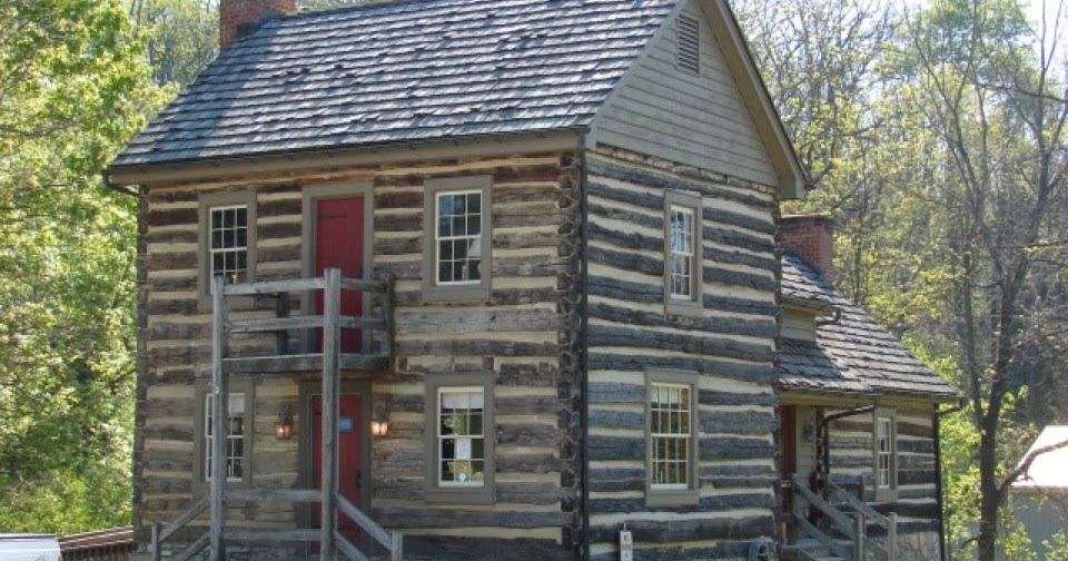 Content in a Cottage: White Oak Tea Tavern - Wonderful Log Building