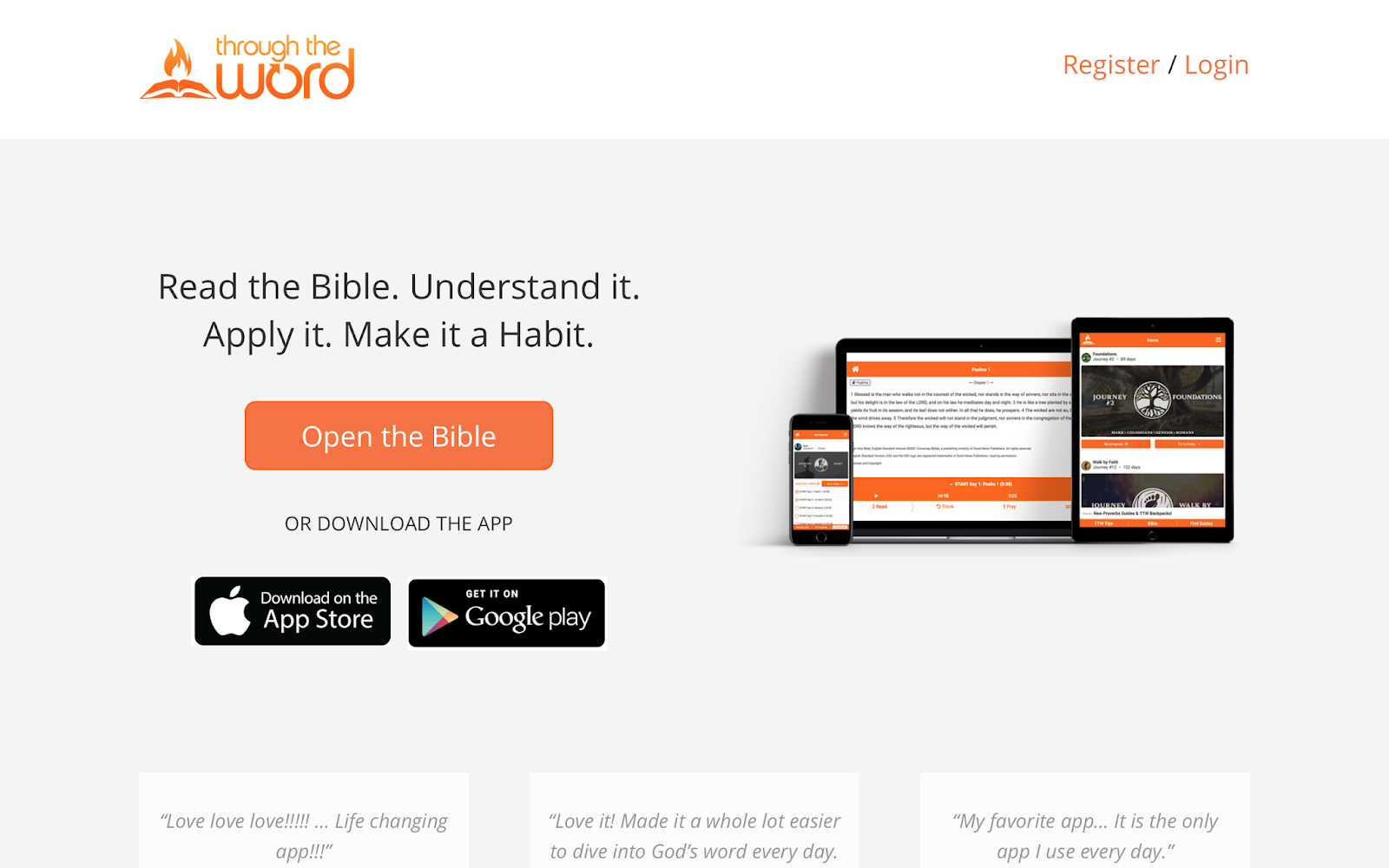 The New Website is Live! | Through the Word
