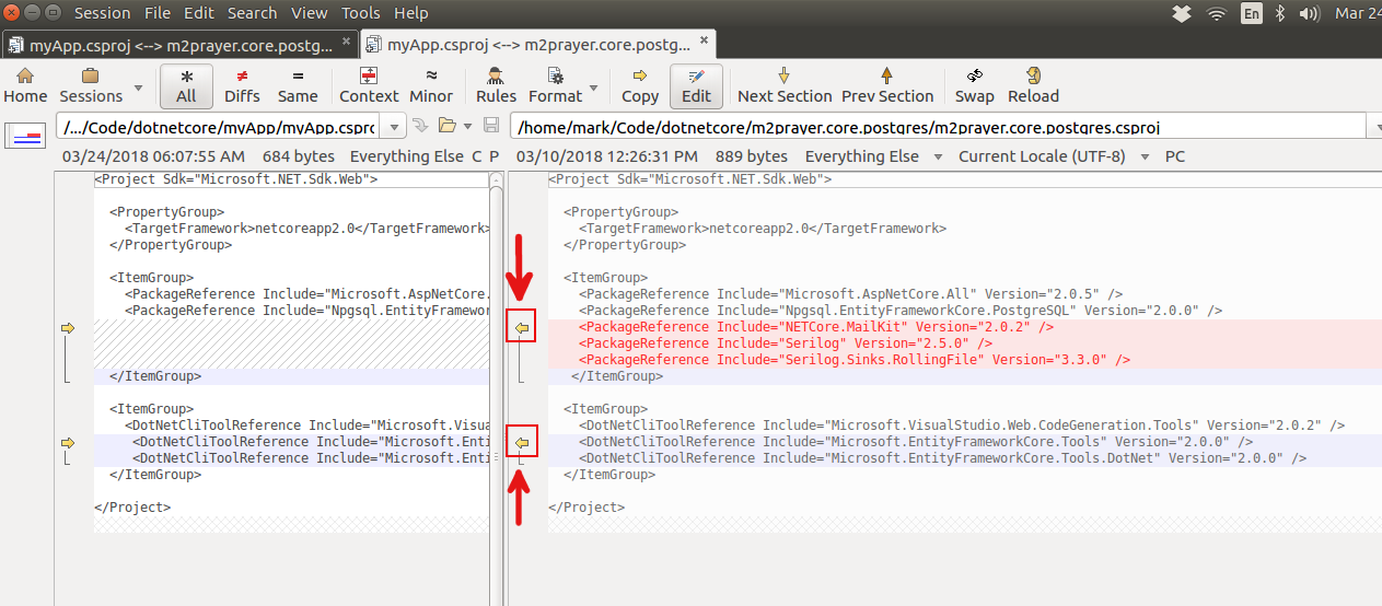 Mark S Musings Asp Core 2 With Postgresql On Linux Part 4 Sync Configuration Differences