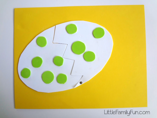 Little Family Fun: Hatching Dinosaur Egg Craft
