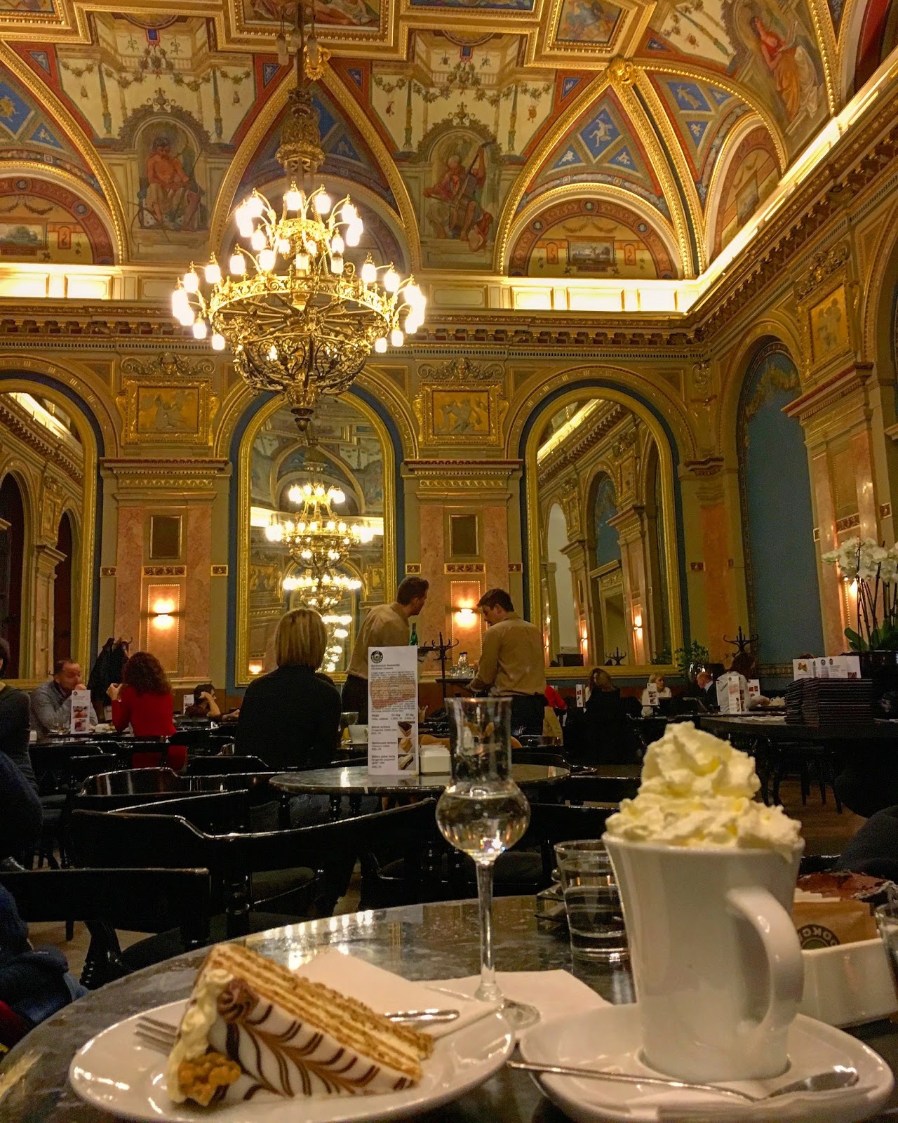Lotz Terem Book Cafe - Budapest, Hungary - Travel is my favorite Sport