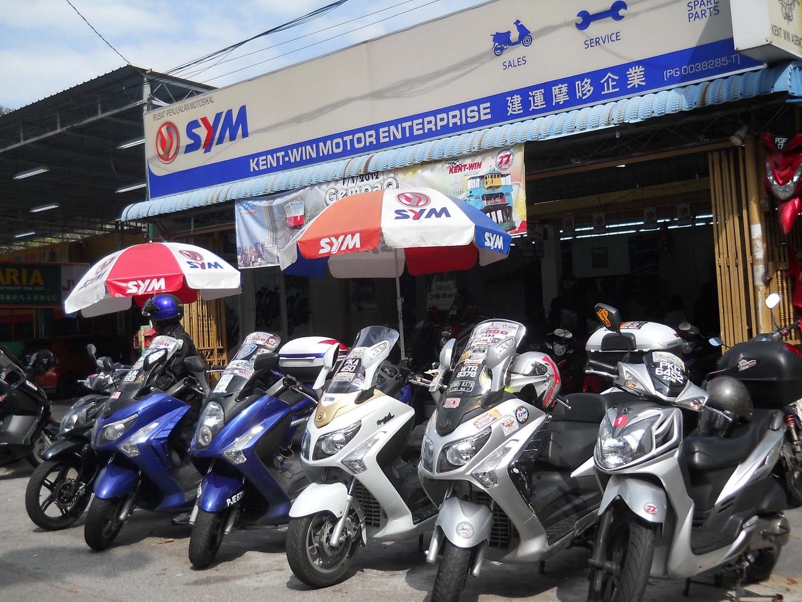 Kent-Win Motor Tumpuan Pemilik Jentera SYM Seluruh Malaysia | media wahana