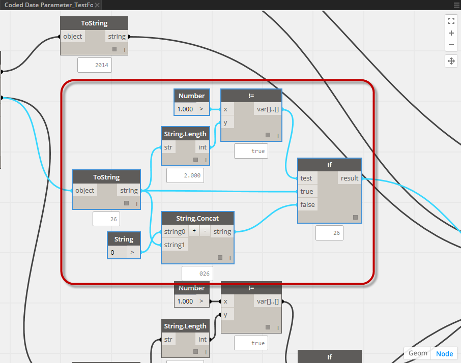 The Architect's Desktop: Dynamo - Custom Node, 2 Char Zero Padding